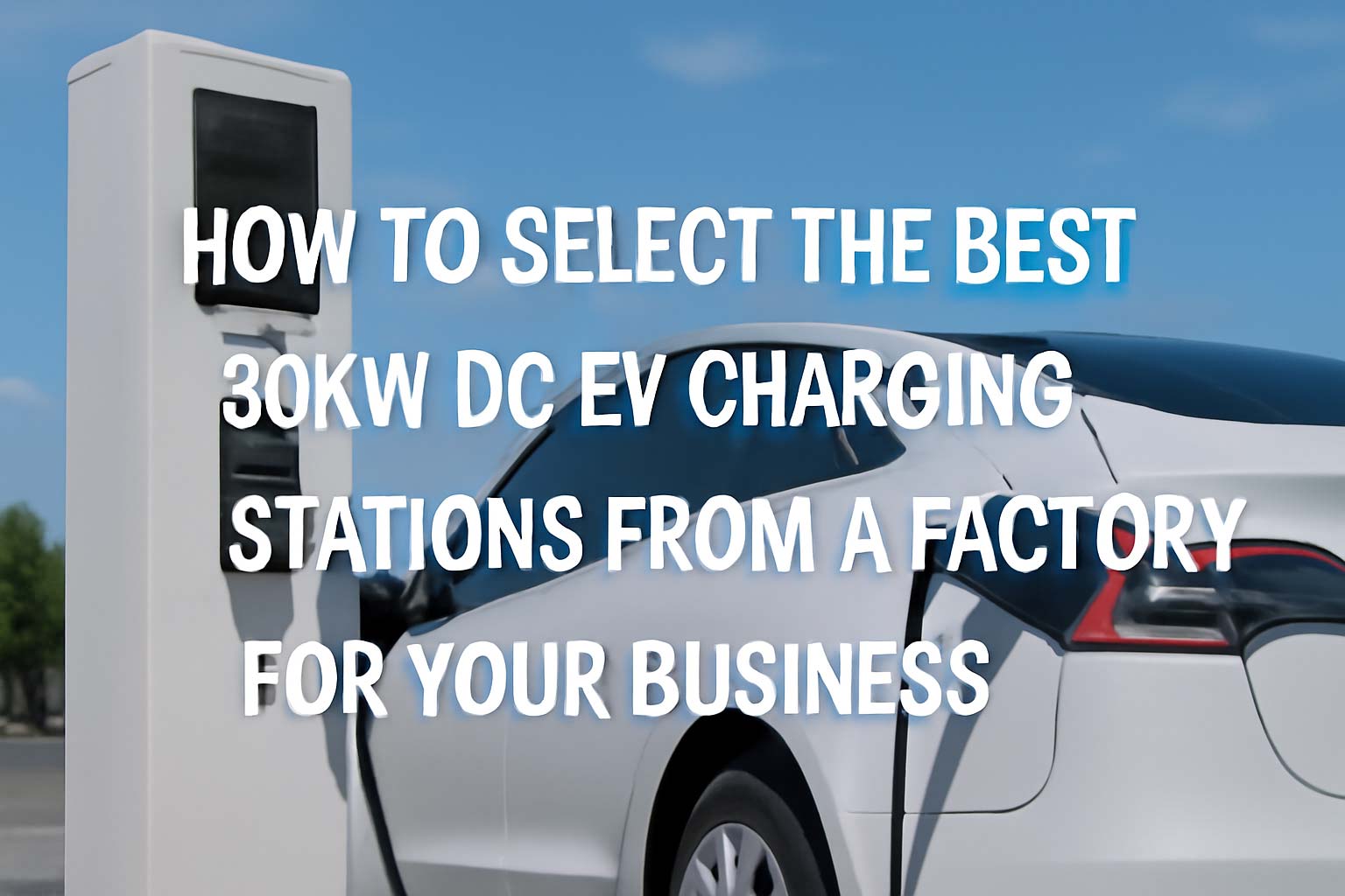 How to Select the Best 30kW DC EV Charging Stations from a Factory