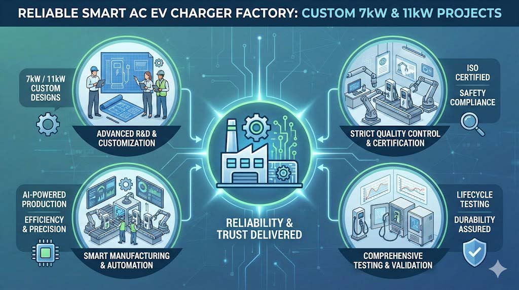 What Makes a Smart AC EV Charger Factory Reliable for Custom 7kW and ...